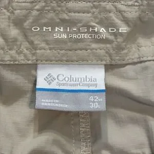 Columbia | Pants | Columbia Omnishade Sun Protection Mens 42x3 ...